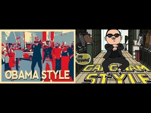 Obama Gangnam Style--------------گانگنام استایل اوباما ورژن - YouTube