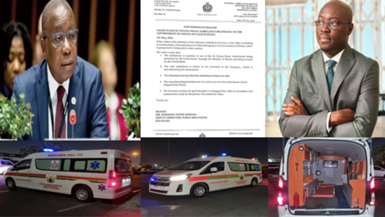 Ato Forson Animguase3 Aba as Government Debunks Sale of Ambulance in ...