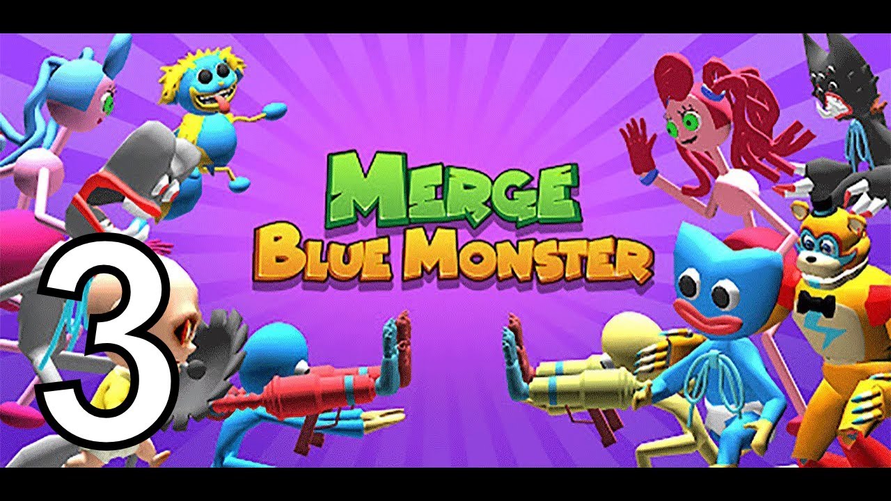 Merge Master Blue Monster Funny Game Level 29 31 Youtube
