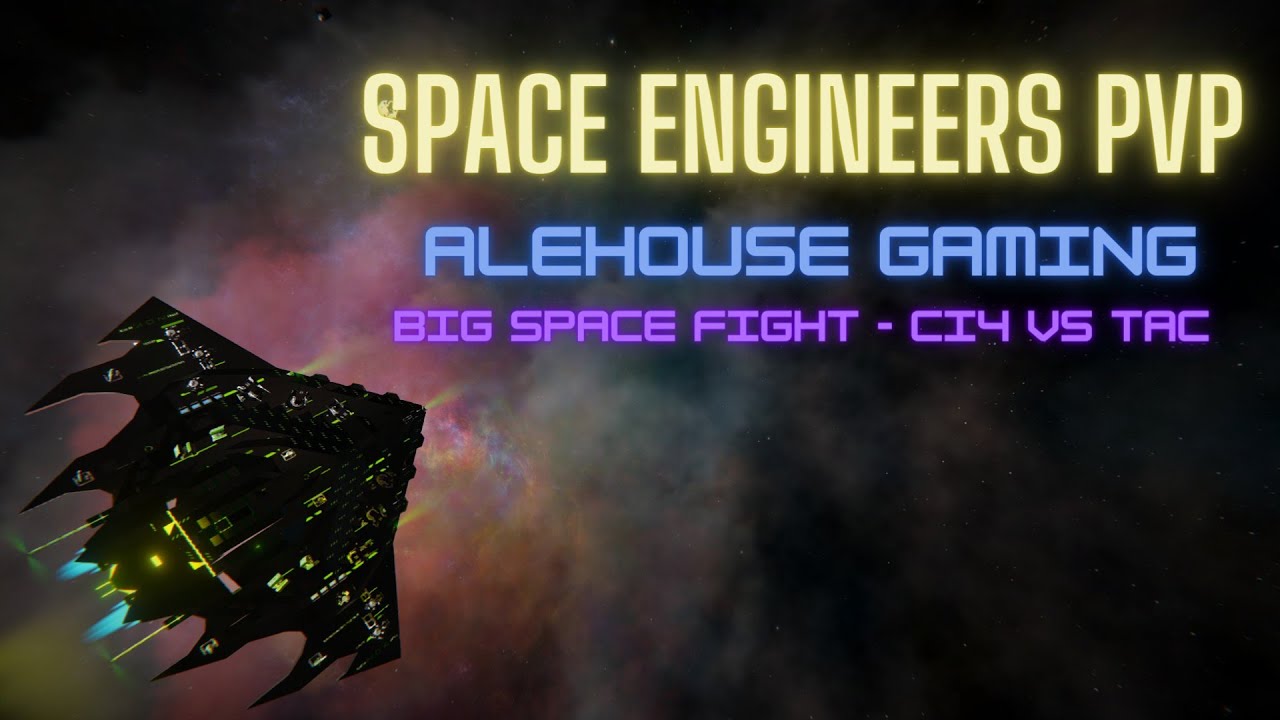Space Engineers PVP - Big space battle - Ci4 vs TAC - YouTube