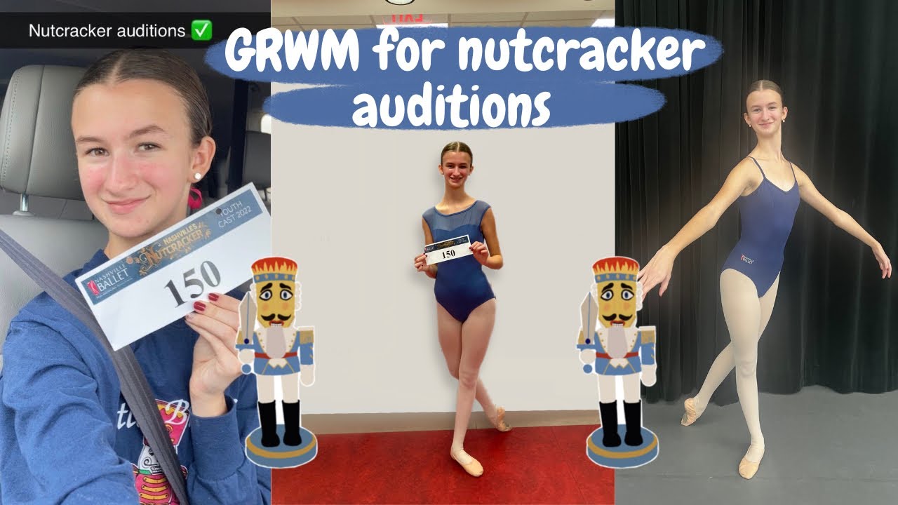GRWM for NUTCRACKER auditions! 🥜🎄🩰 - YouTube