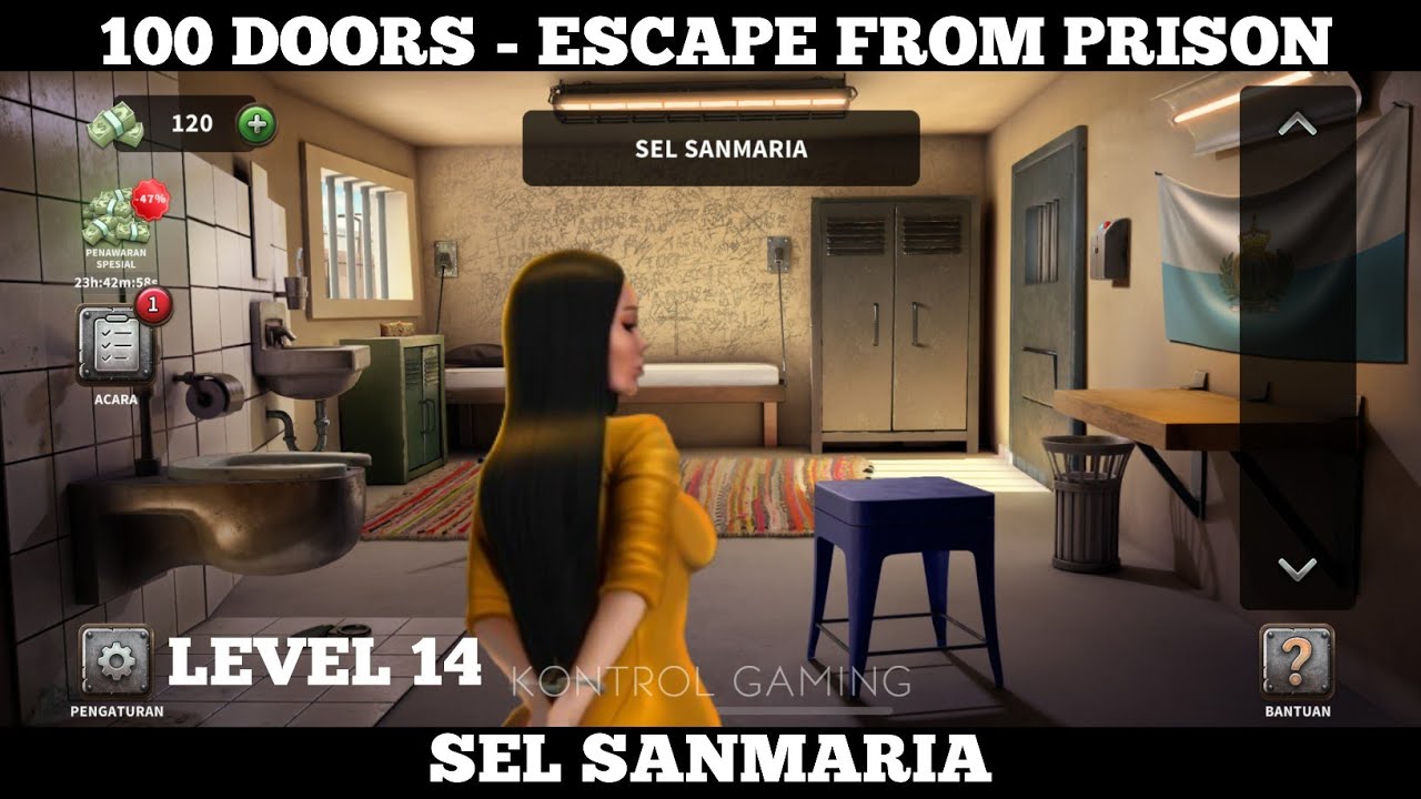 Hijab Erin Bugis | Game Play 100 Doors - Escape From Prison | Sel ...
