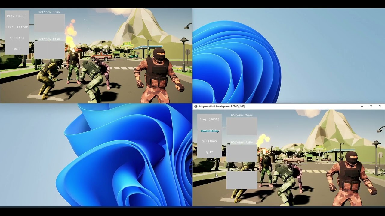 UE5 - LowPoly - Play Multiplayer on custom maps you can now create ...