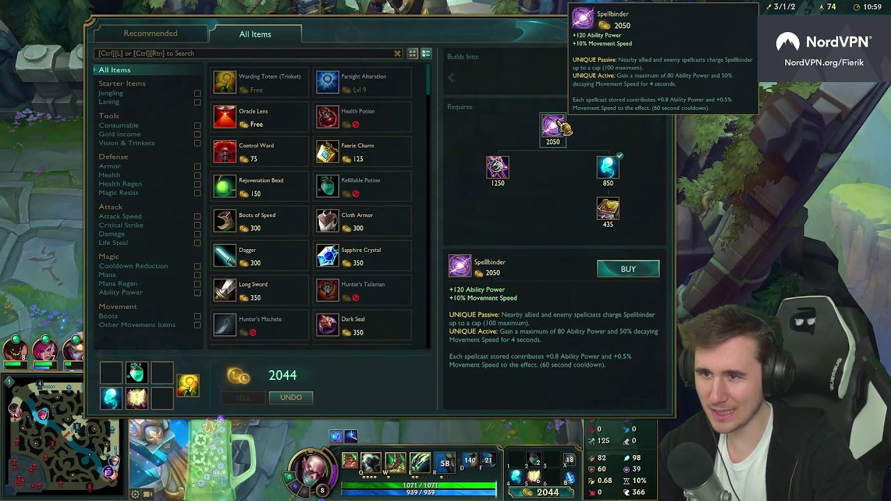 SINGED FULL SPELLBINDER - League of Legends ITA #1734 - YouTube