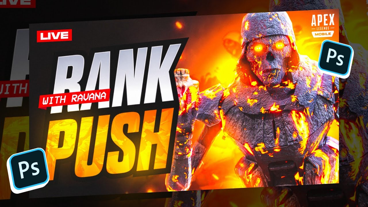 Apex Legends Mobile Revenant Live Stream Thumbnail Tutorial In Android ...