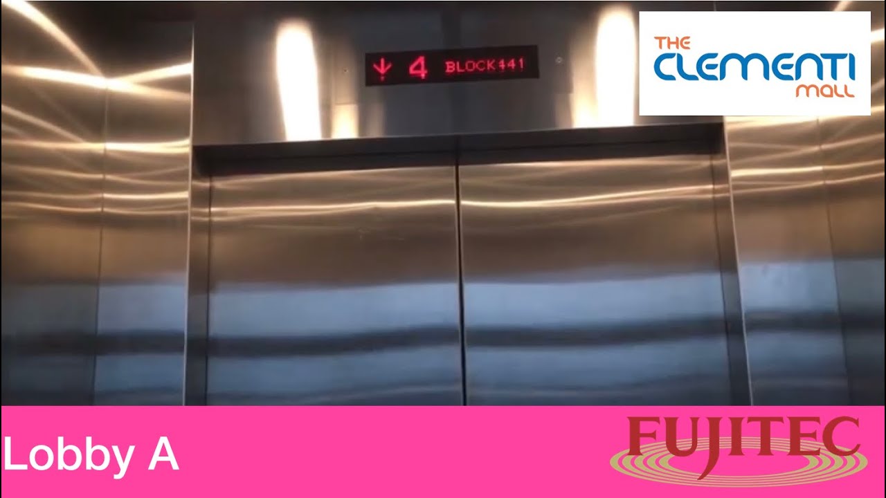 HDB Block 441 The Clementi Mall || Fujitec Elevator (Lobby A) - YouTube
