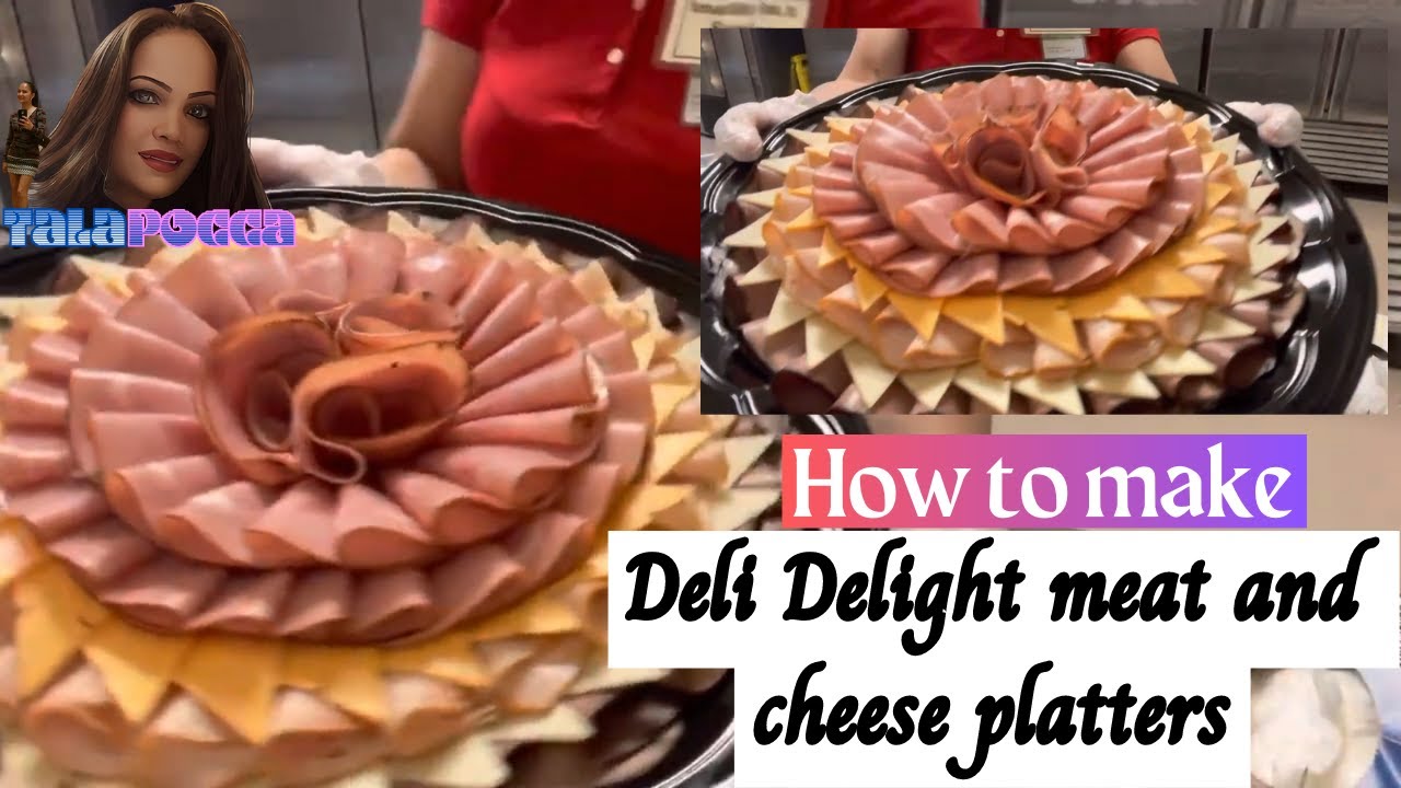 Let's make a Deli Delight meat and cheese platters with Talapocca - YouTube