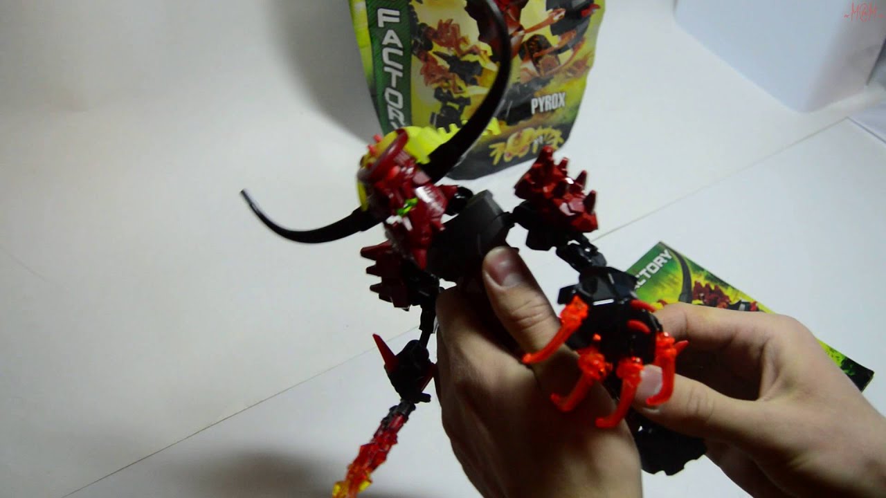 LEGO - Hero Factory PYROX 44001обзор - YouTube