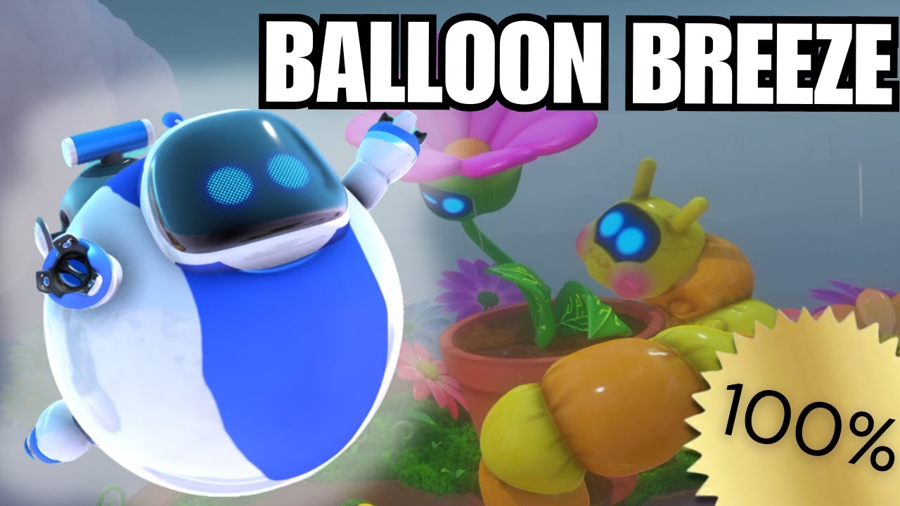 Astro Bot - Balloon Breeze - All Bots / Puzzle Pieces 🏆 100% - YouTube