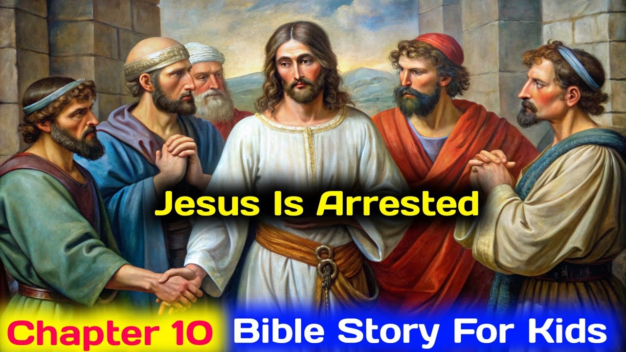 Jesus is Arrested - Bible Story for Kids | Chapter 10 | Motivational ...