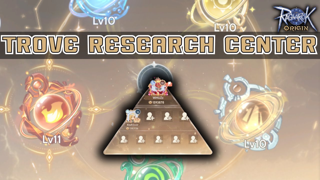 Ragnarok Origin : TROVE RESEARCH CENTER Give me more diamond pls - YouTube