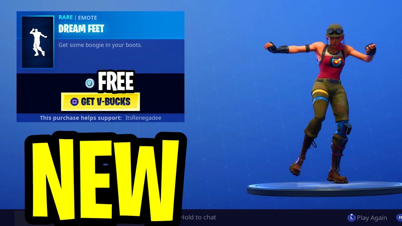 *NEW* DREAM FEET DANCE EMOTE! Fortnite Daily Item Shop [APRIL 13 ...
