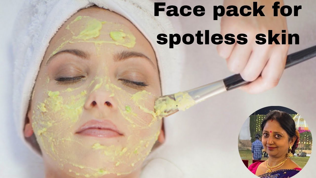 Face pack for spotless skin - YouTube
