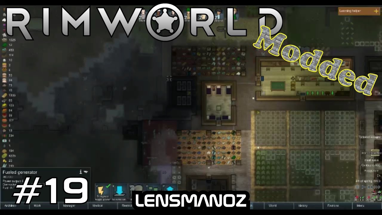 Modded Rimworld - Ep 19 - Trying to get back on our feet - YouTube