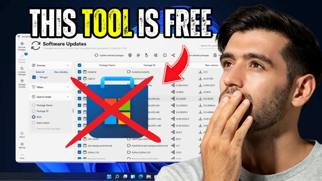 BEST "Software Management Tool" for Windows 10/11 (FREE) - Winget in GUI - YouTube