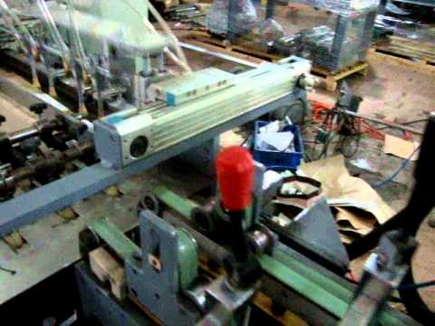 1050 Top card folding machine - YouTube