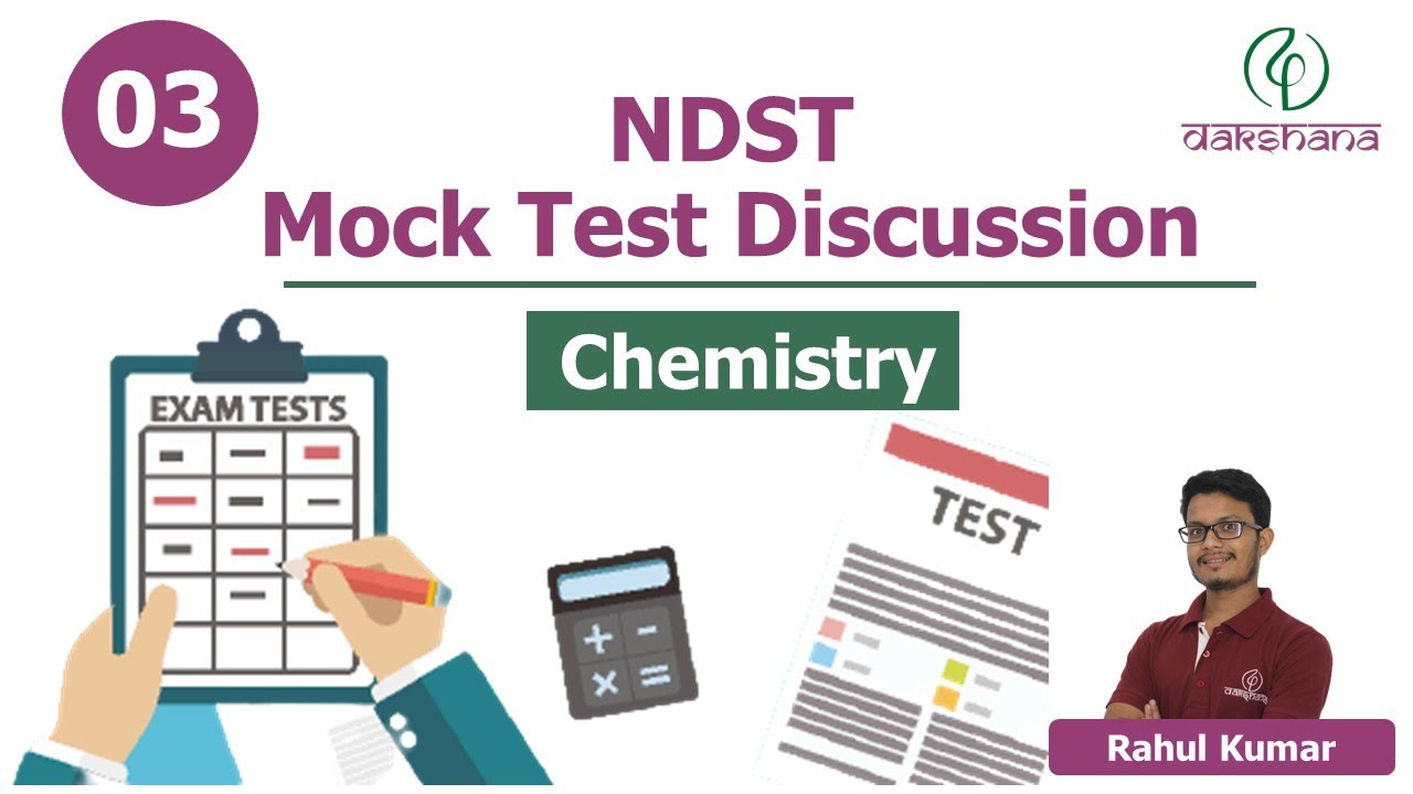 NDST | Chemistry | Mock Test 03 | Rahul Kumar - YouTube