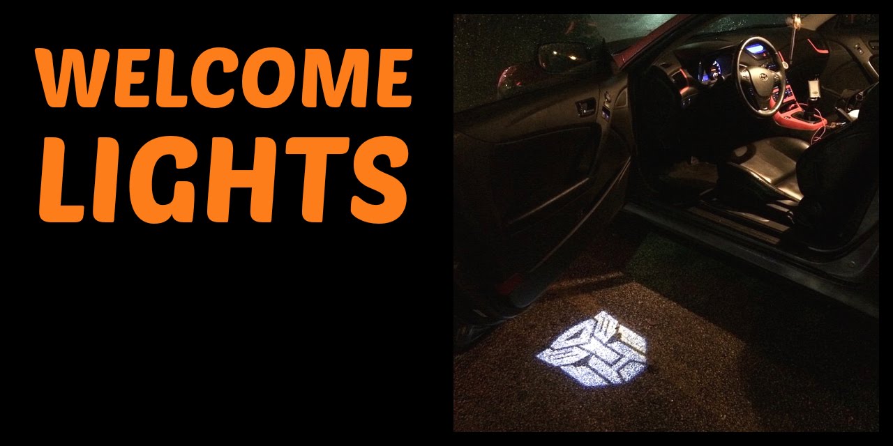 Welcome Lights Install - YouTube