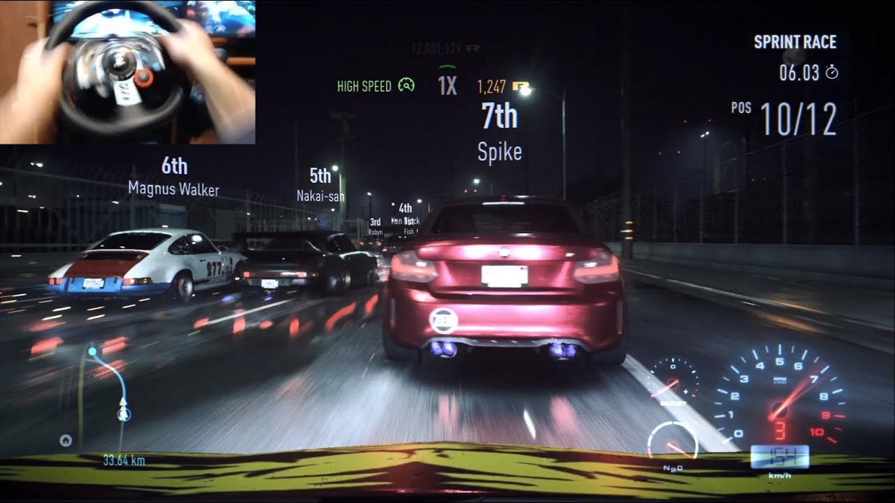 Need For Speed 2015 Final Race | On The Dream Team | Steering Wheel ...