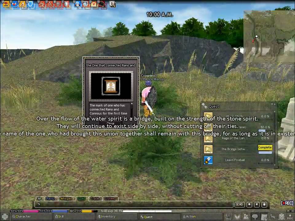 mabinogi connecting connous and rano - YouTube