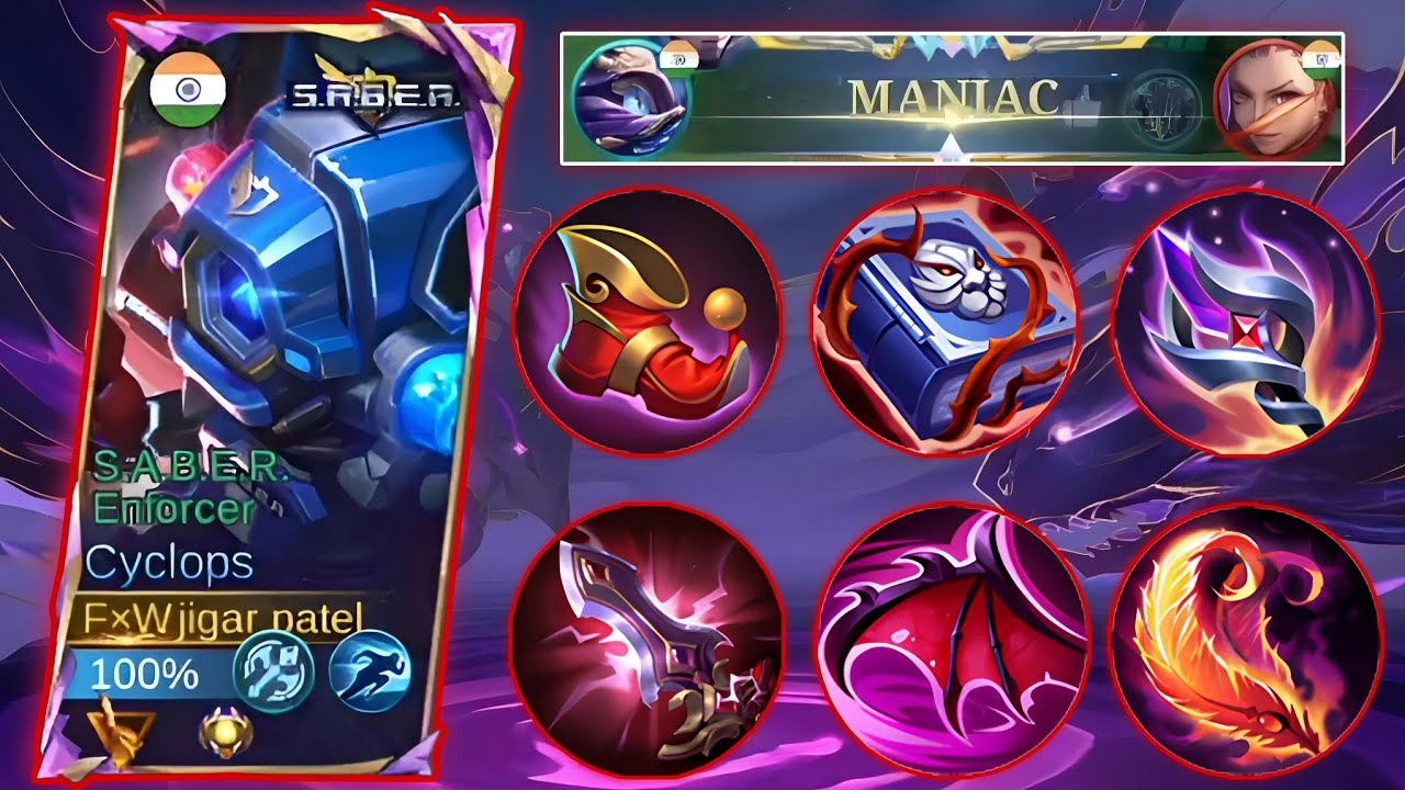 CYCLOPS NEW FULL RED LIFESTEAL BUILD !! ( the most abnormal damage ...