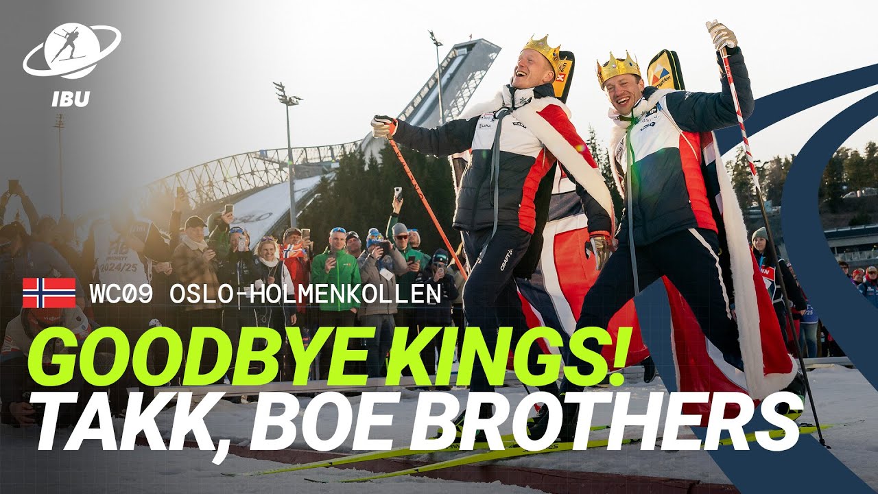 Boe Brothers Receive a Stadium Farewell after ending their Biathlon ...