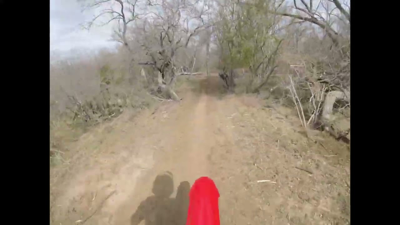 Honda CRF250F Single Track Woods Riding (Zars Ranch Texas) - YouTube