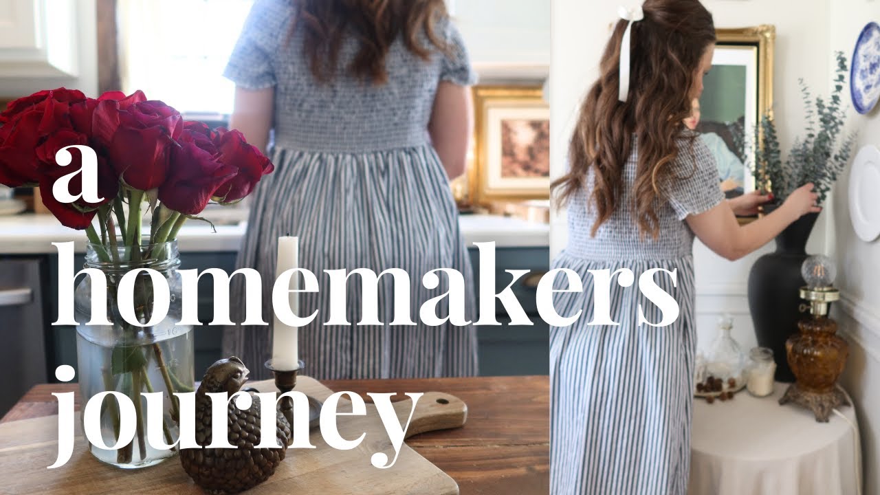 how I grew to love homemaking || Calm + Cozy Cottage Homemaking - YouTube