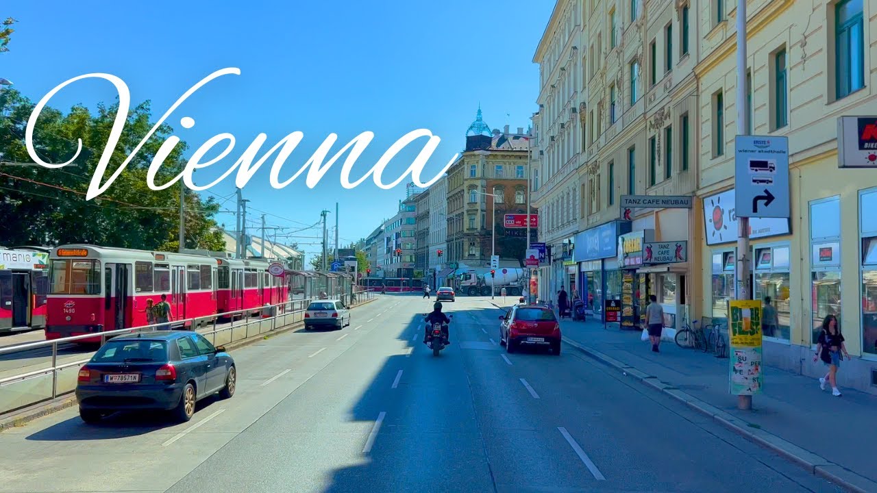 Driving through Vienna: Austria scenic drive - YouTube
