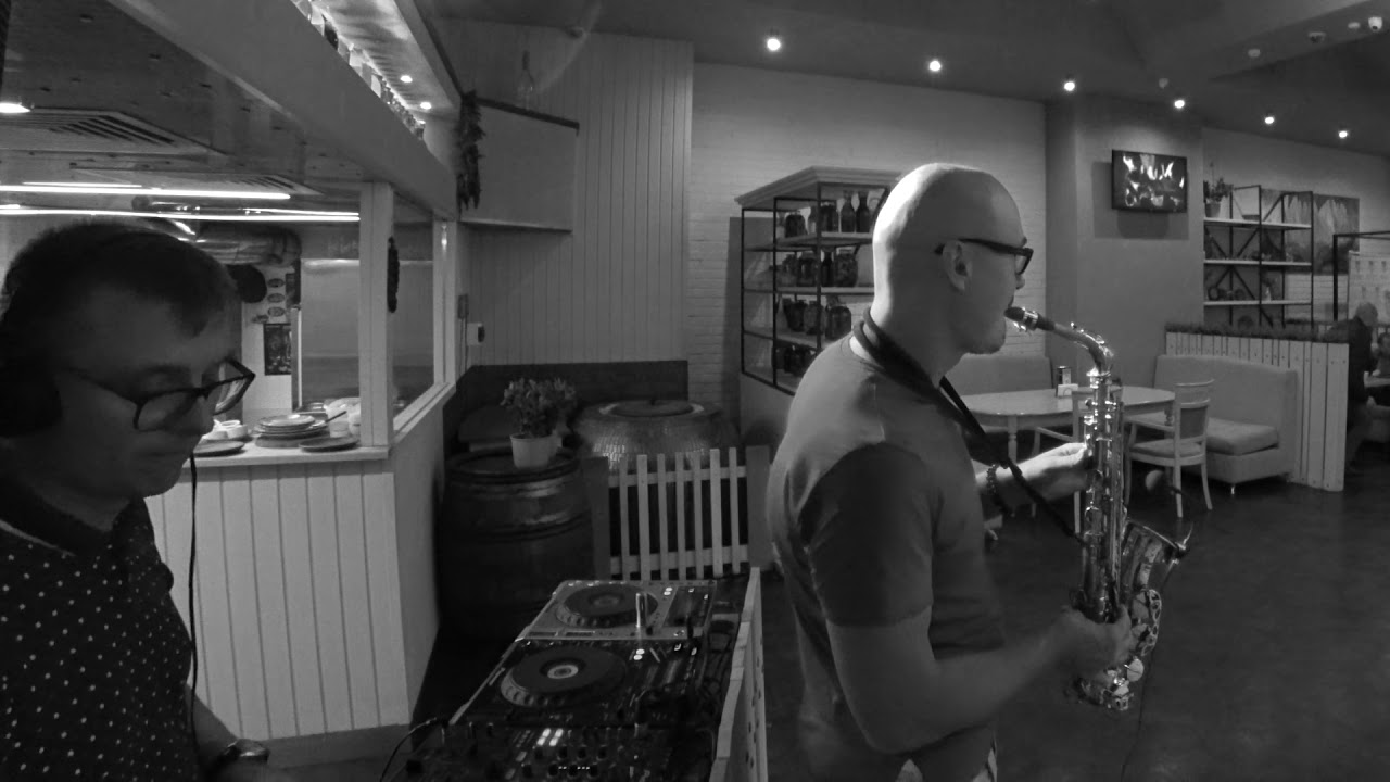 Romantic Disco House and Saxophone (Recording from the performance ...