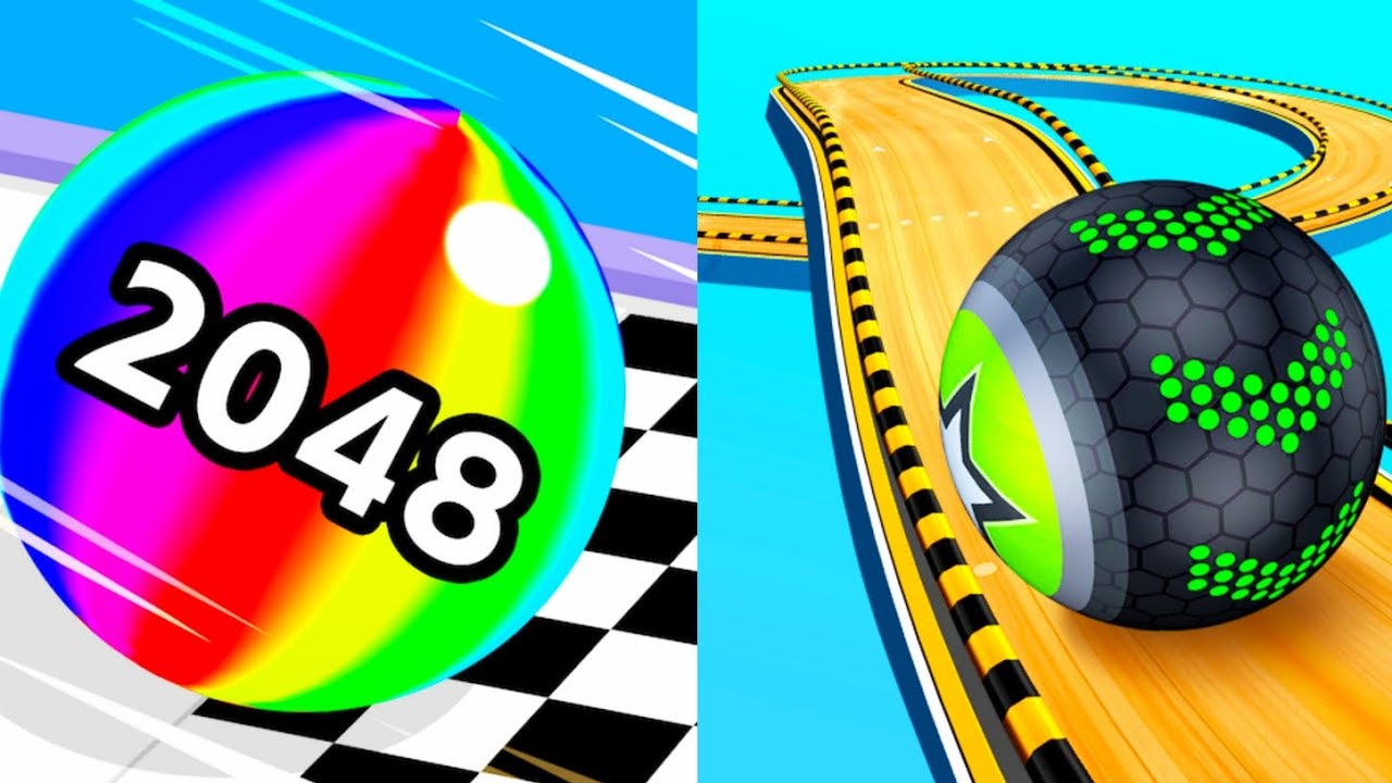 Satisfying Mobile Games... Going Balls vs Ball Run 2048 , Sandwich ...