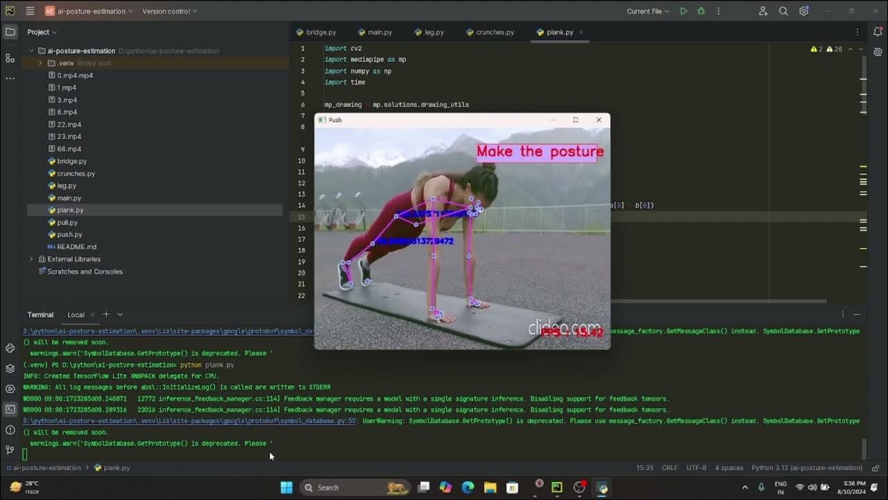 AI Virtual Mouse with Gesture Detection | Posture Estimation and Detection | OpenCV | Mediapipe ...