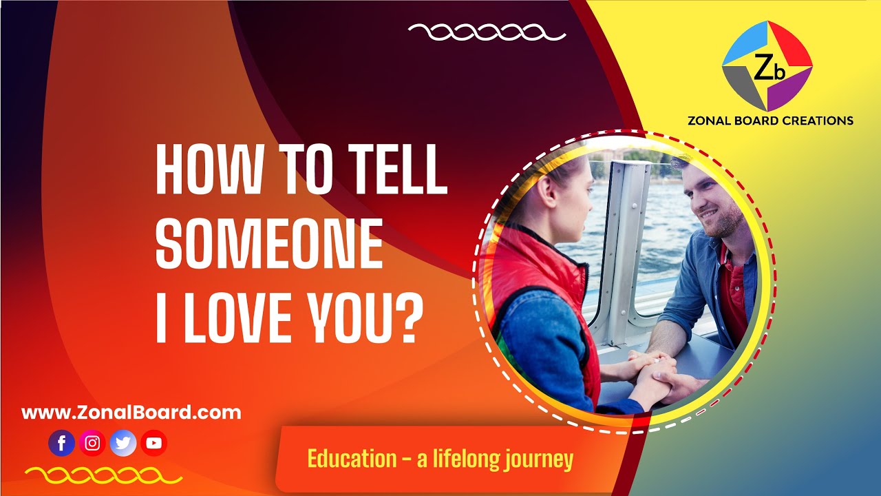 HOW TO TELL SOMEONE I LOVE YOU? - YouTube