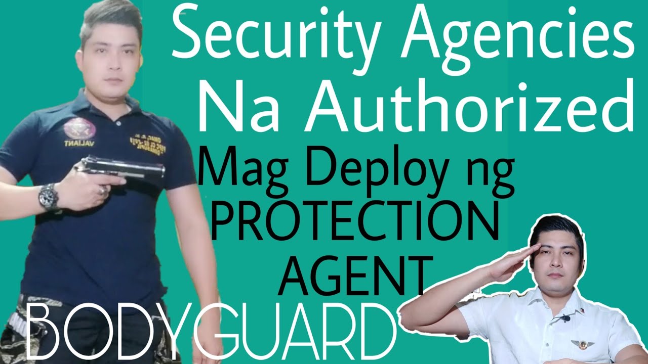 VIP PROTECTION AGENT SAAN PWEDE MAG APPLY sa SECURITY AGENCIES na ...