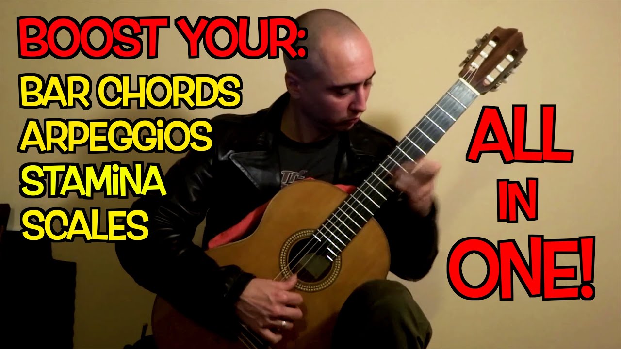 Full Arpeggio WORKOUT - Best Finger Exercise For Guitar - Tarrega - YouTube