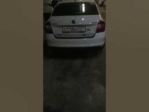 Раздвоенный выхлоп Шкода рапид Белун - YouTube