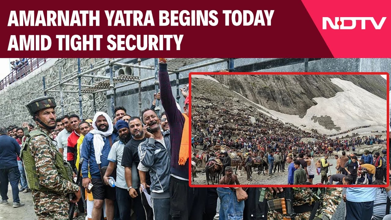 Amarnath Yatra | Amarnath Yatra Begins Today Amid Tight Security After ...