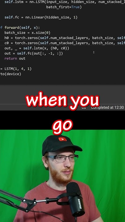 LSTM Forward Function in PyTorch #shorts - YouTube