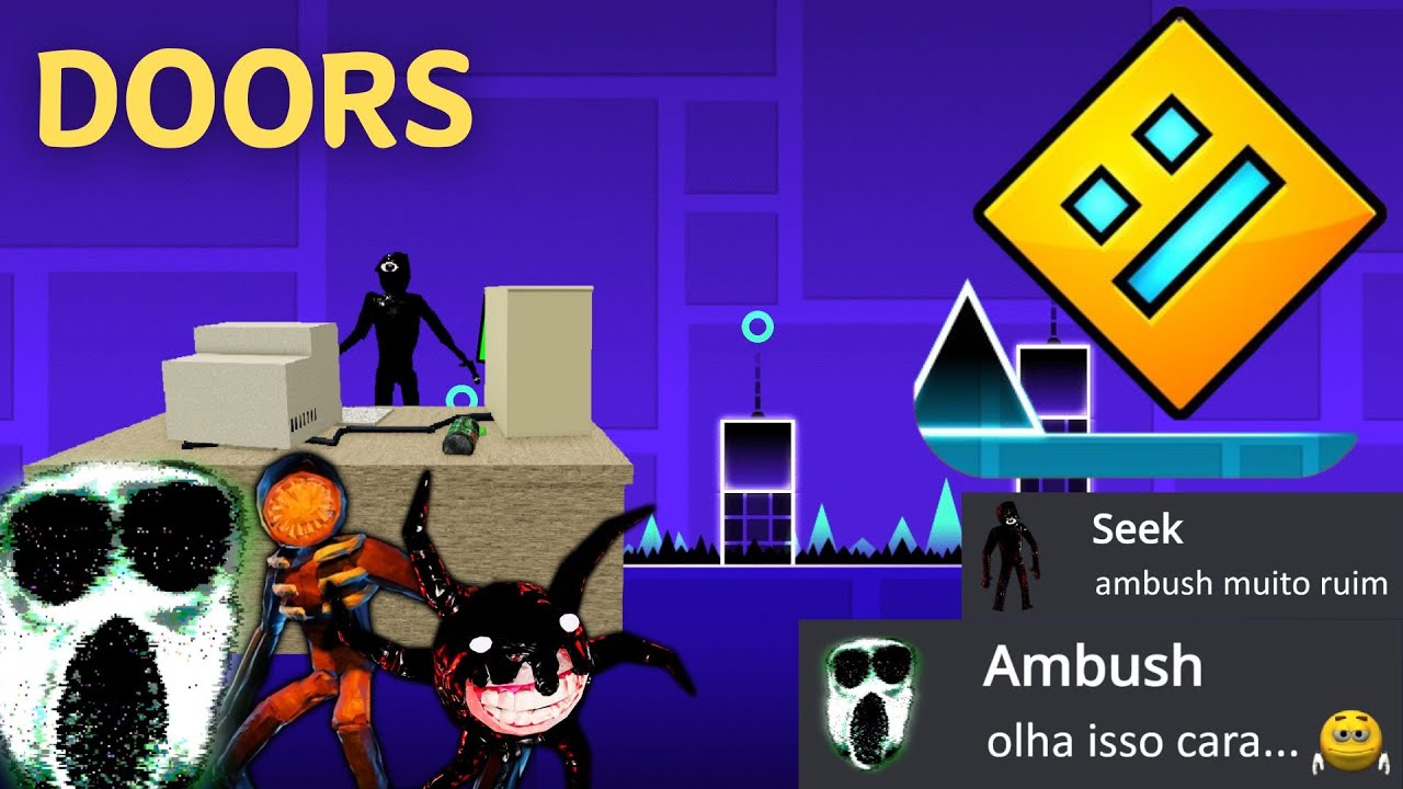 DOORS jogam GEOMETRY DASH (doors no discord) - YouTube