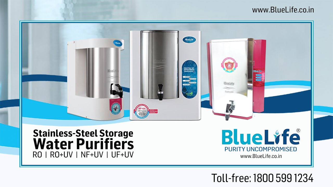 BlueLife, Stainless Steel Storage Tank Water Purifiers | Toll-free ...