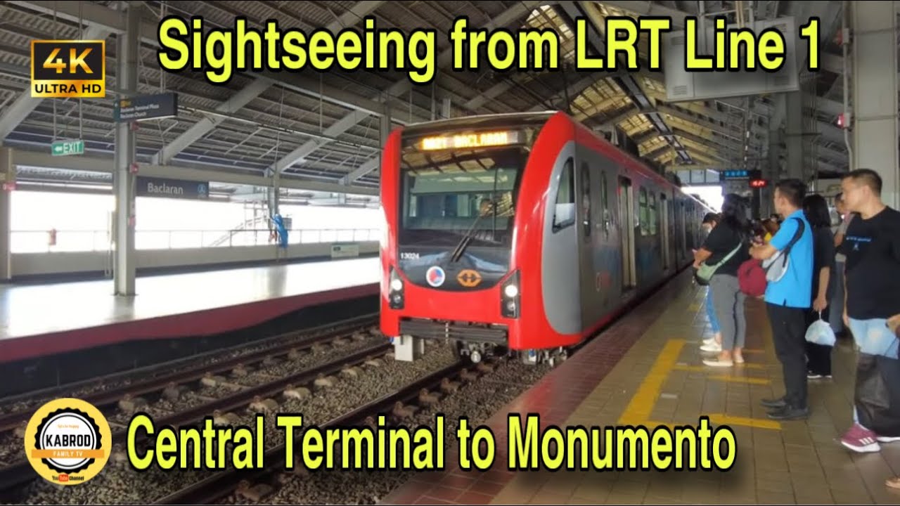 4K | SIGHTSEEING VIA LRT FROM CENTRAL TERMINAL STATION TO MONUMENTO ...