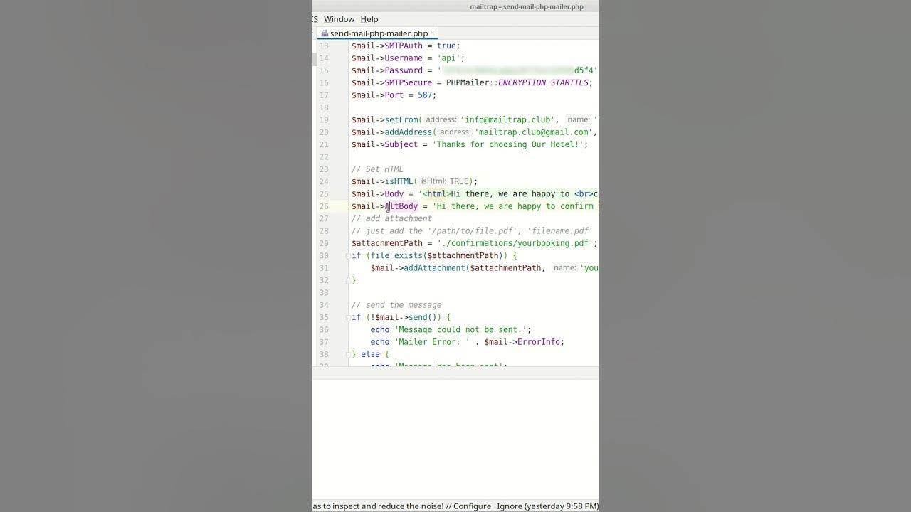 HTML email with PHP - Email FAQ by Mailtrap - YouTube