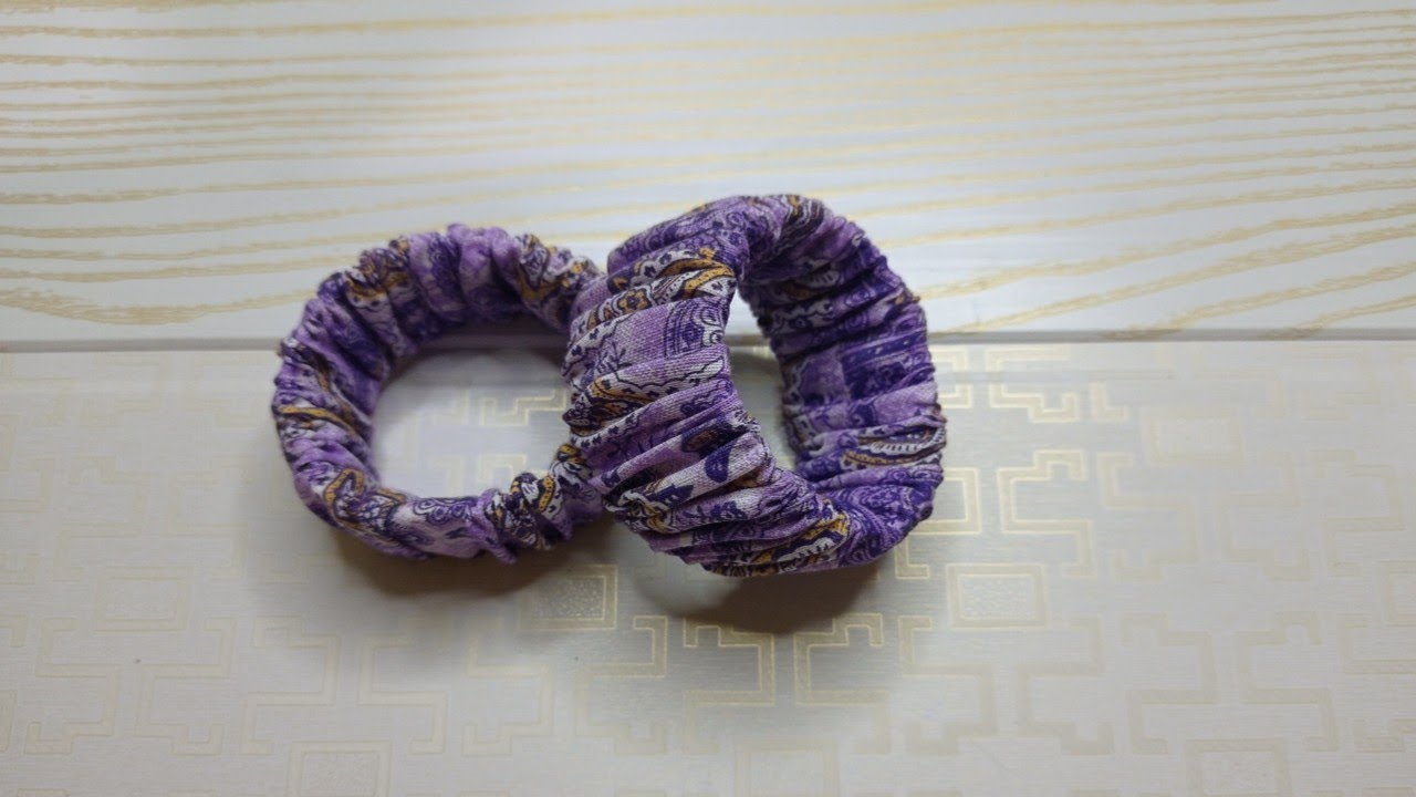 fabric bangle making tutorial | bangle diy | elastic bangle making ...