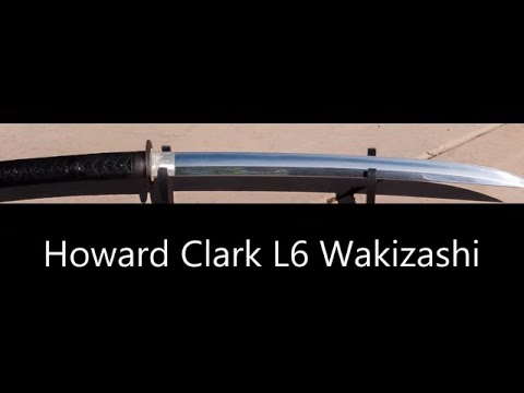 Howard Clark Naginata Naoshi Zukuri Wakizashi (L6 Banite Steel) Samurai ...