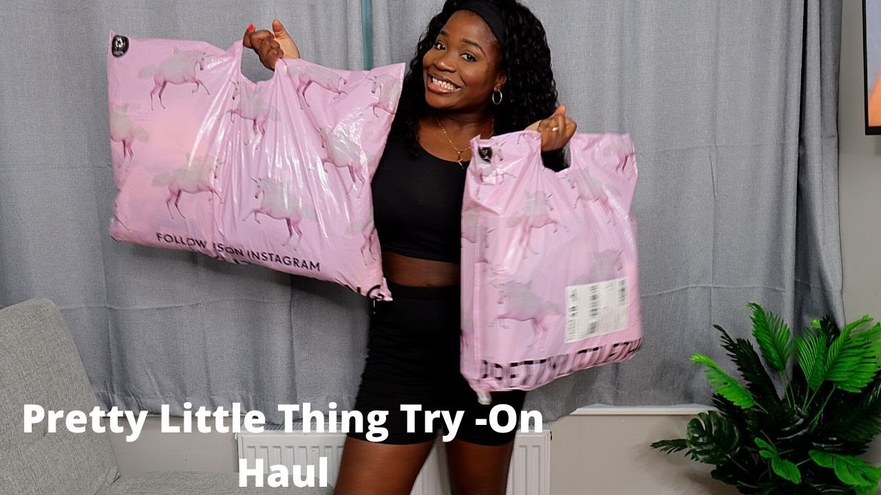 PRETTY LITTLE THING TRY ON HAUL-WINTER HAUL| MY FIRST EVER HAUL - YouTube