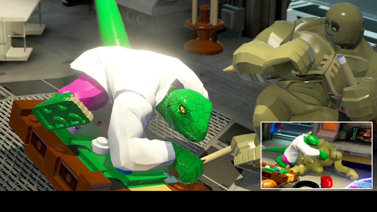 All Big Fig Angry Lizard Hulk Smash Abomination in LEGO Marvel Super ...
