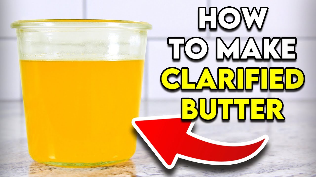 Make Perfect Clarified Butter Every Time! (The easiest method) - YouTube