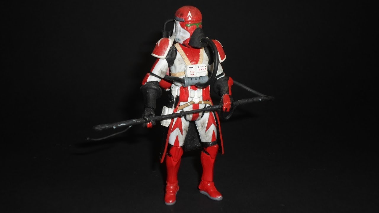Firestorm Clone Trooper custom action figure - YouTube