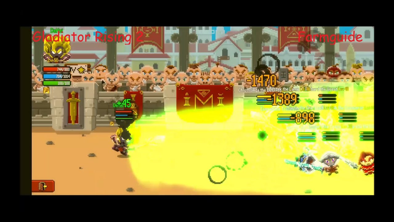 Gladiator Rising 2 - Farmguide - YouTube