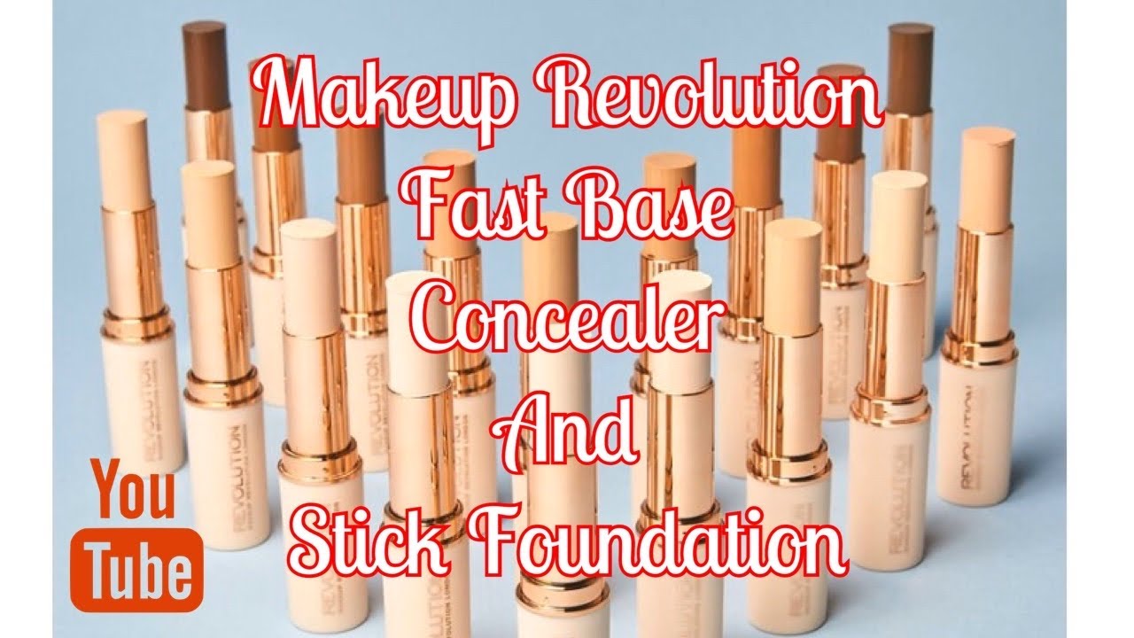 MAKEUP REVOLUTION Fast Base Concealer and Stick Foundation - YouTube
